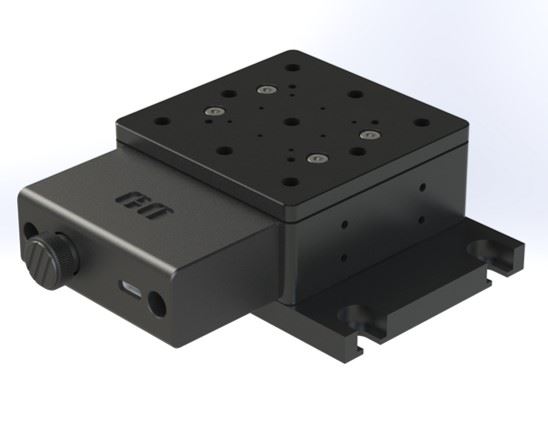 70mm., 15mm Travel, Compact Motorized Linear Stage, Metric