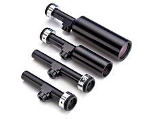 4X 65mm WD, In-Line Illumination Telecentric Lens | Edmund Optics
